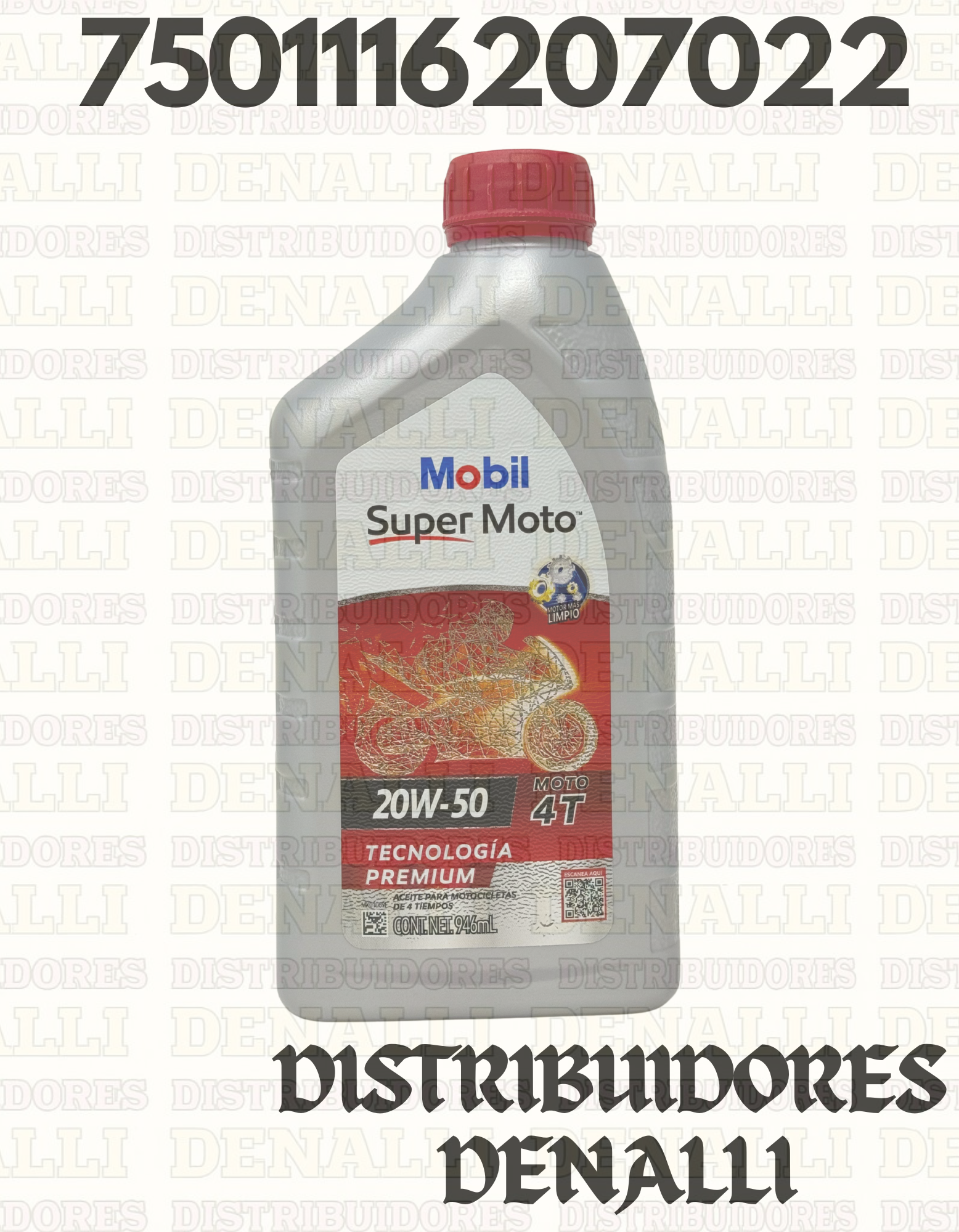 ACEITE MINERAL 4T 20W-50. MOBIL – DISTRIBUIDORES DENALLI