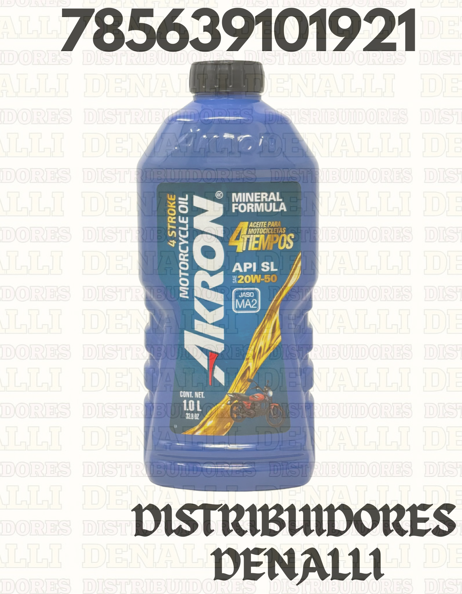 ACEITE MINERAL 4T 20W-50. AKRON – DISTRIBUIDORES DENALLI